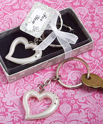 Heart Design Key Rings